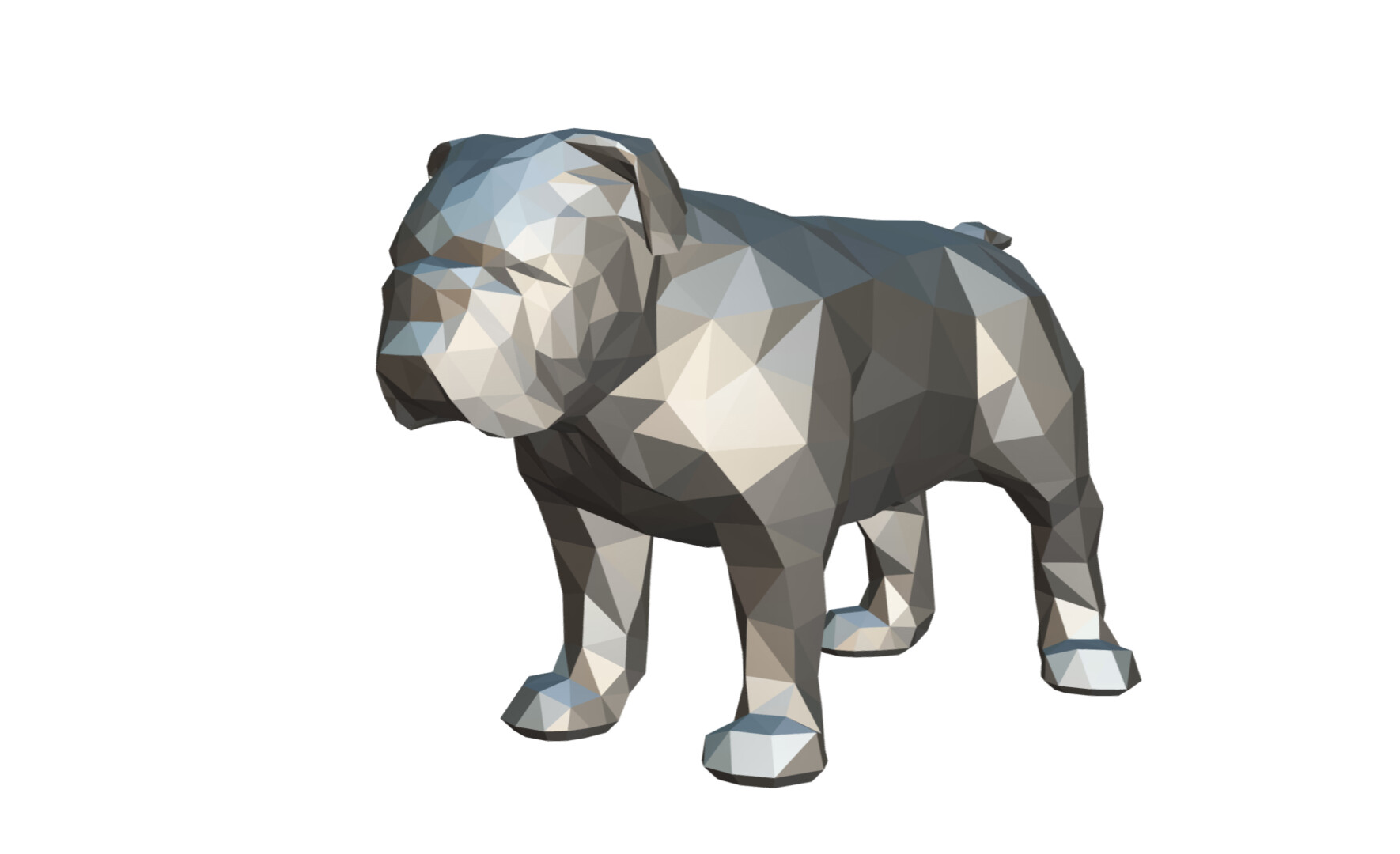 ArtStation - English bulldog figure 2 | Resources