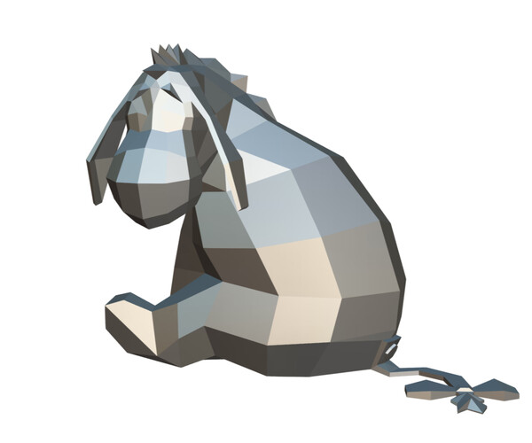 ArtStation - donkey figure | Resources