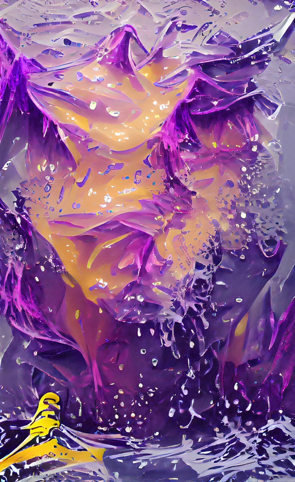 ArtStation - Purple Splash Shine Gold BackGround 2 style 400 jpg | Artworks