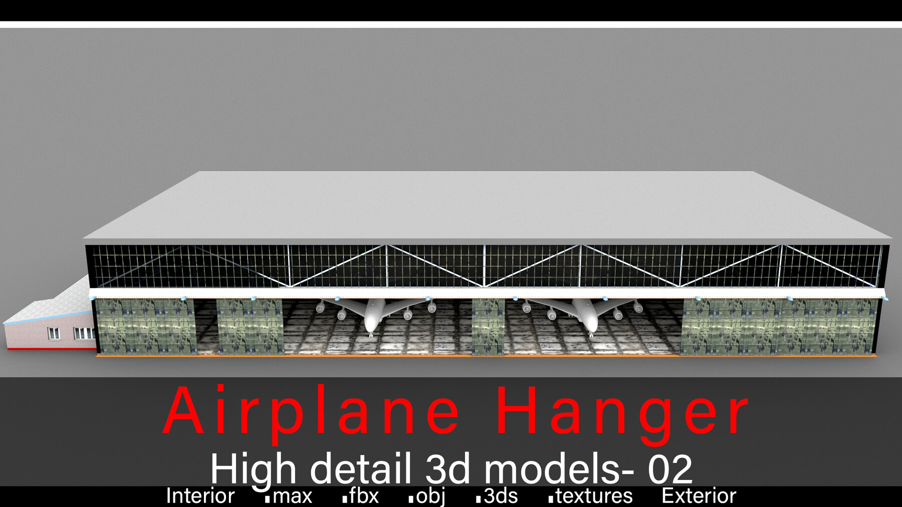 ArtStation - Airplane Hanger+ Airlplanes- Vol 02- High detail 3d models ...