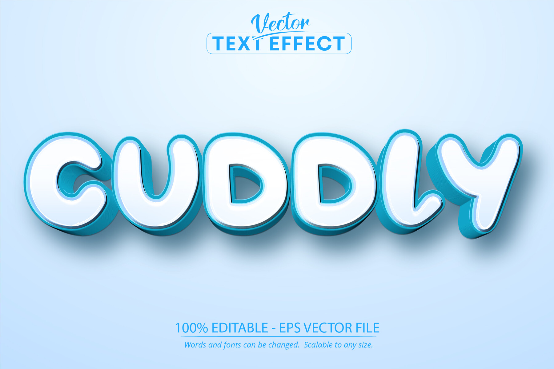 ArtStation - Cartoon text effect, editable cuddly text style | Artworks