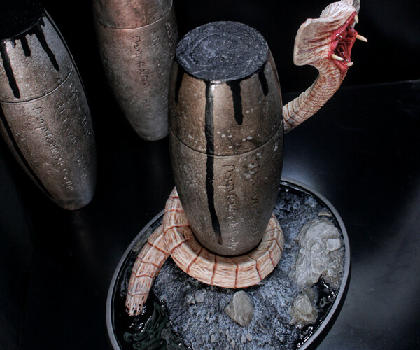 ArtStation - Alien Hammerpede ready for 3D print prometheus 3D print ...