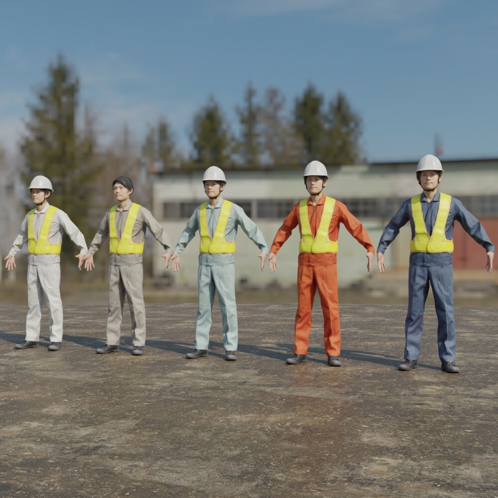 ArtStation - Animated 3D-Operator 136_Hiro_E10 | Resources