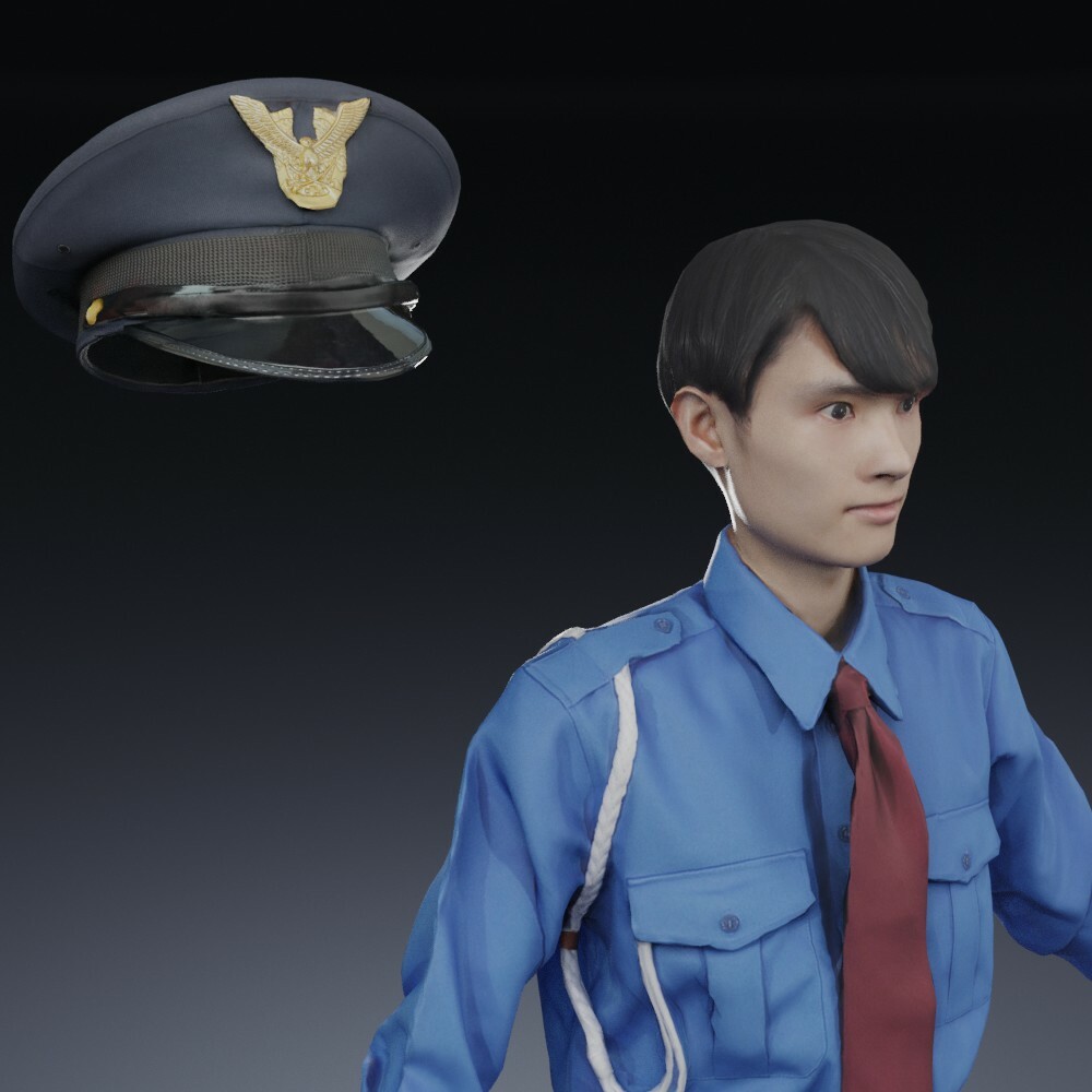 ArtStation - Animated 3D-Security guard 155_Toshi_N07 | Resources