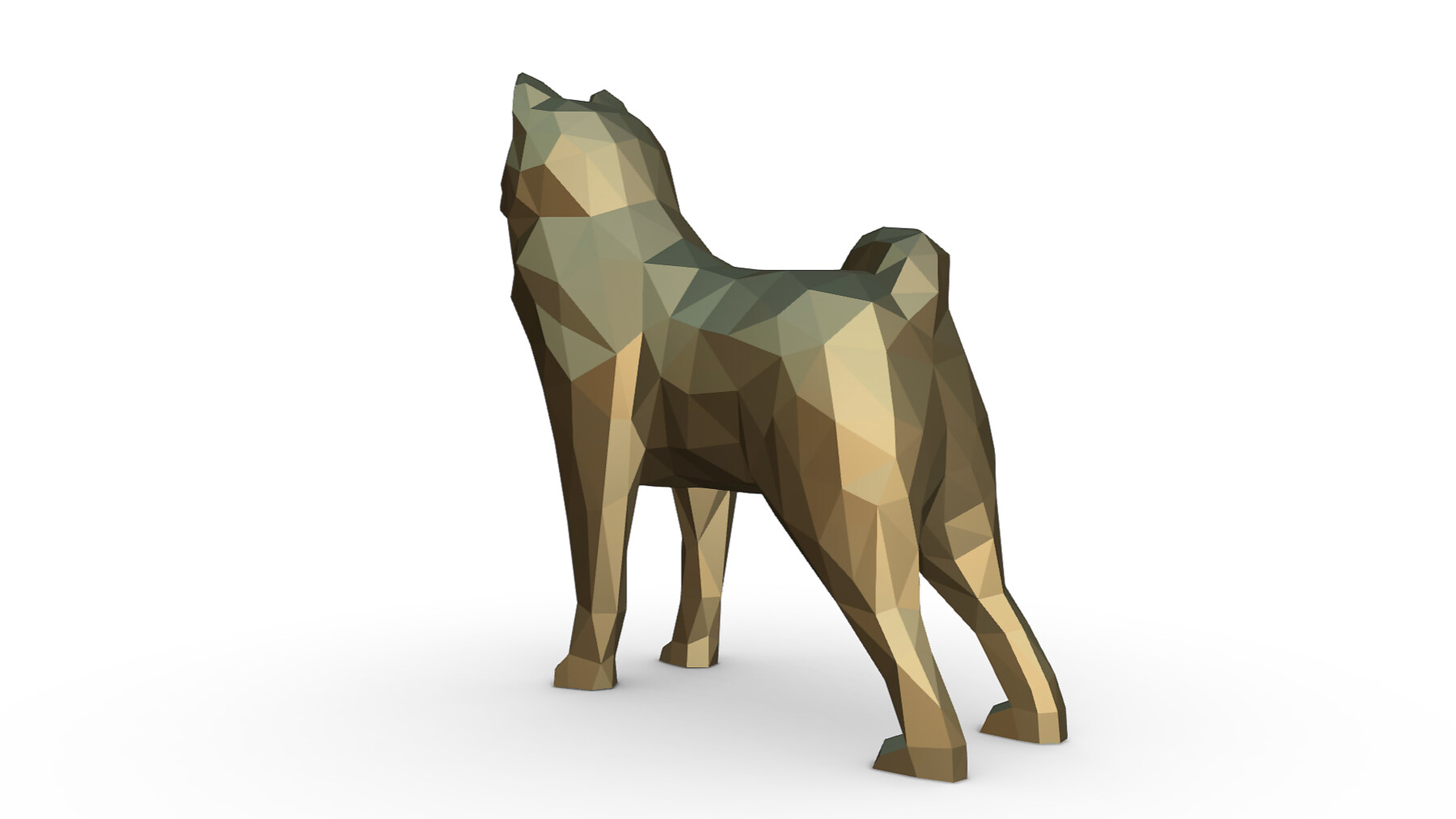 ArtStation - akita inu figure | Resources