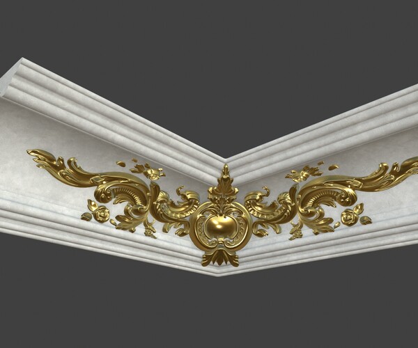 ArtStation - Textured Middle Poly Cornices-Collection 1 - 10 pieces ...