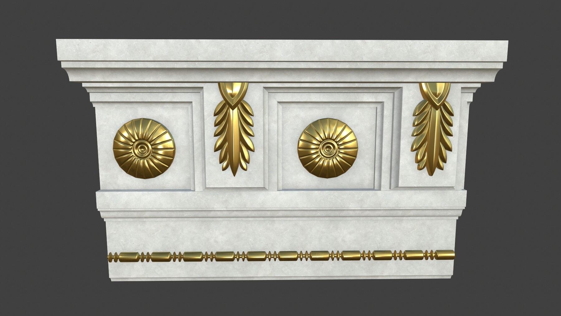 ArtStation - Textured Middle Poly Cornices-Collection 1 - 10 pieces ...