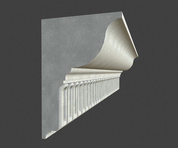 ArtStation - Textured Middle Poly Cornices-Collection 1 - 10 pieces ...