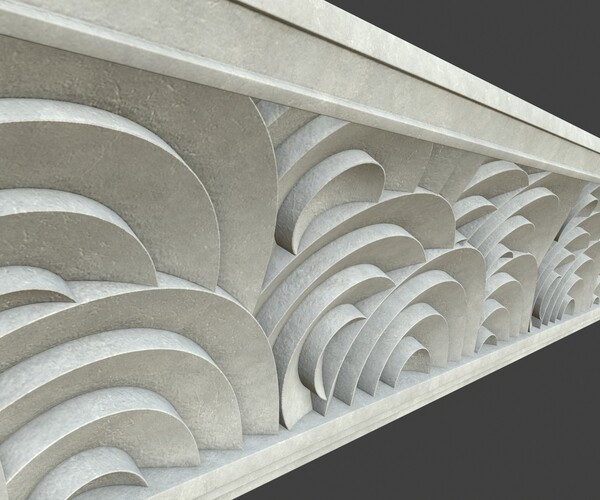 ArtStation - Textured Middle Poly Cornices-Collection 1 - 10 pieces ...