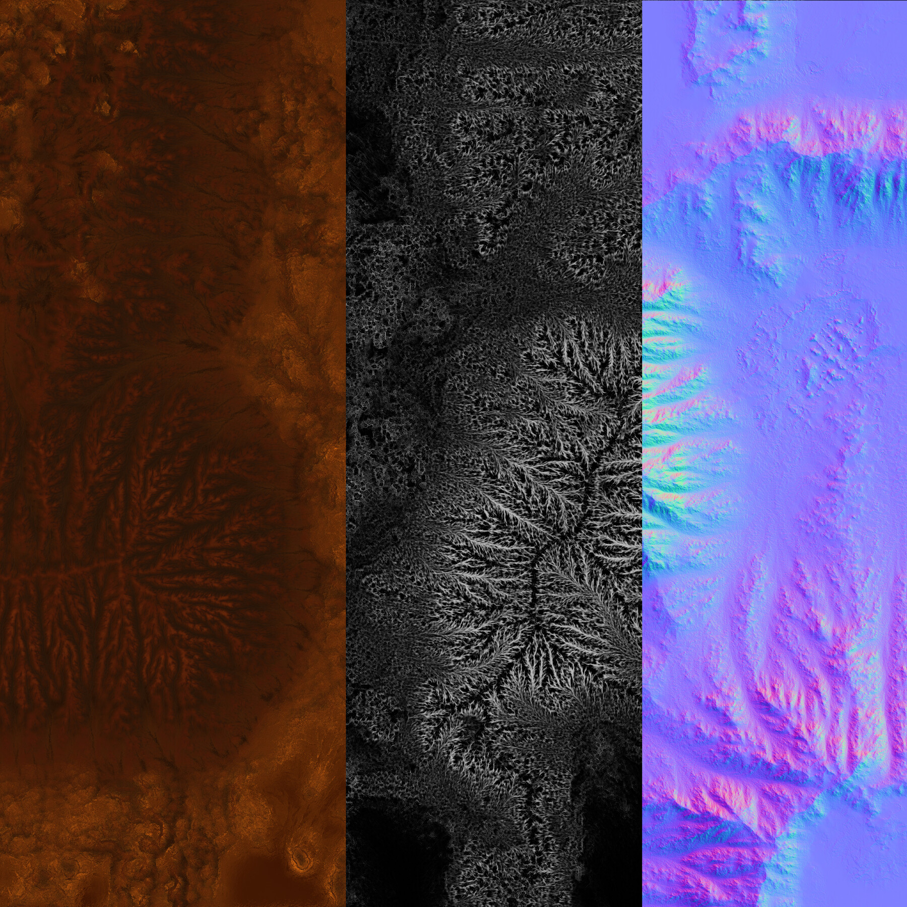 ArtStation - Terrain map Pack_1 4K | Resources