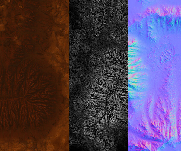 ArtStation - Terrain map Pack_1 4K | Resources