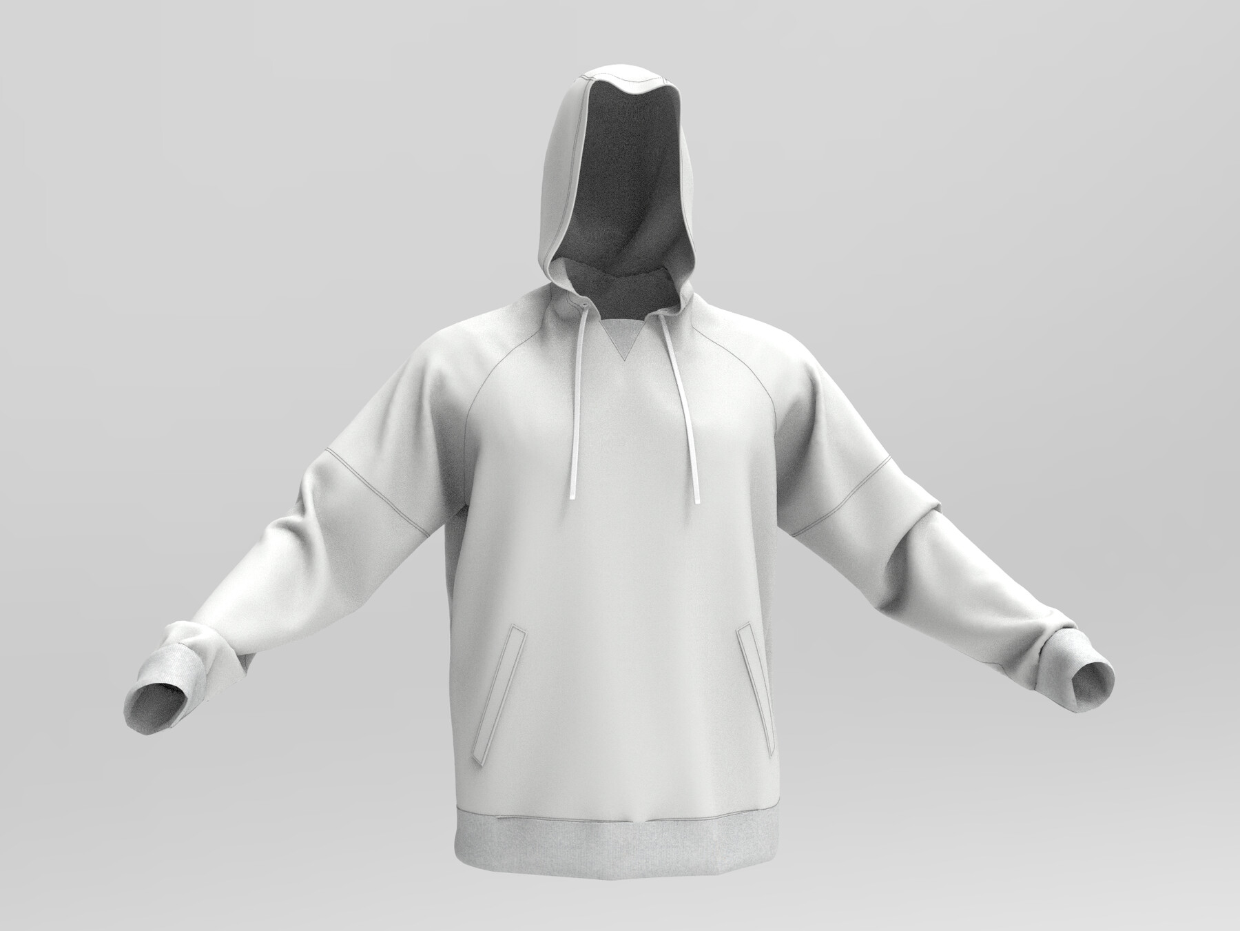 ArtStation - Hoodie mens hood Marvelous Designer obj textures | Resources