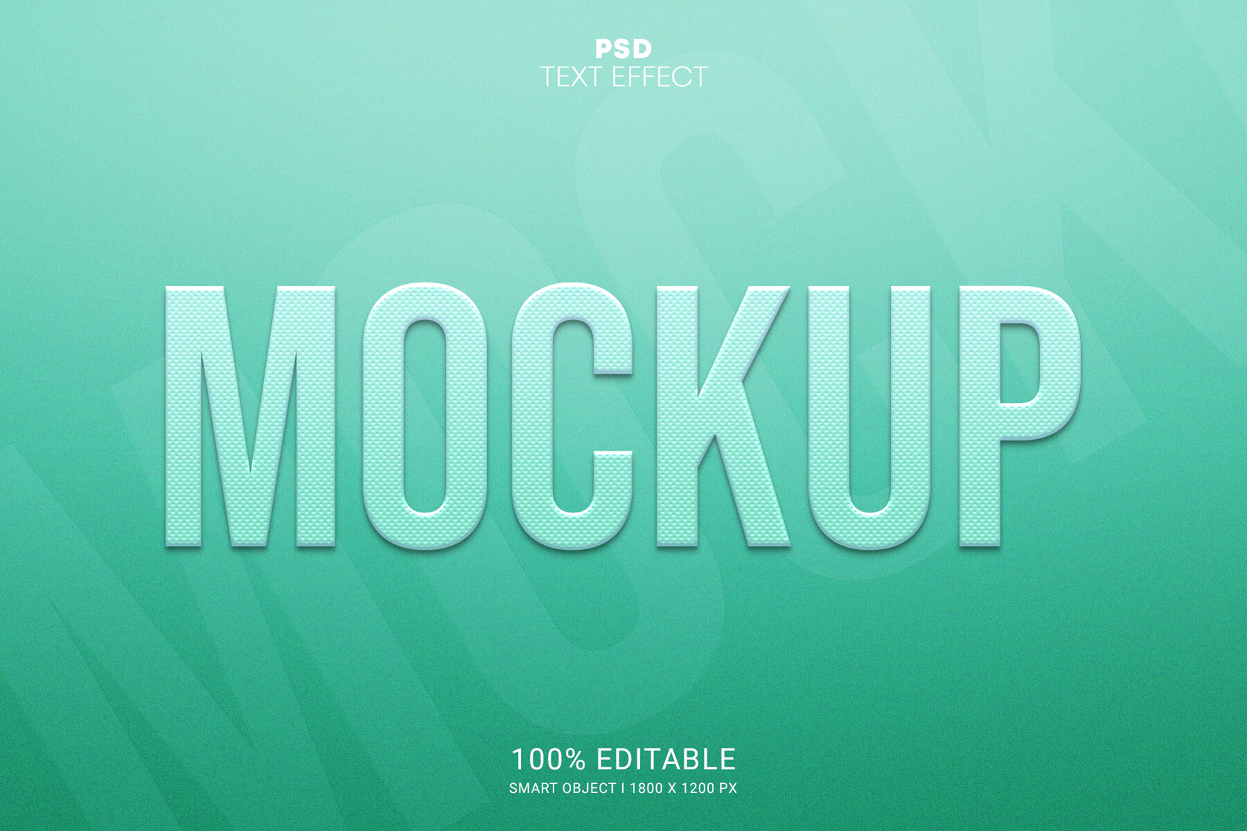 ArtStation - Mockup PSD fully editable text effect. Layer style PSD ...