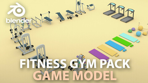 ArtStation - Fitness Gym Pack | Game Assets