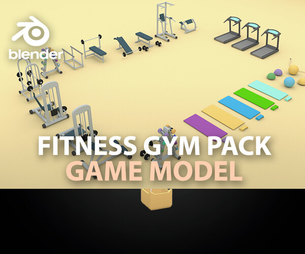 ArtStation - Fitness Gym Pack | Game Assets