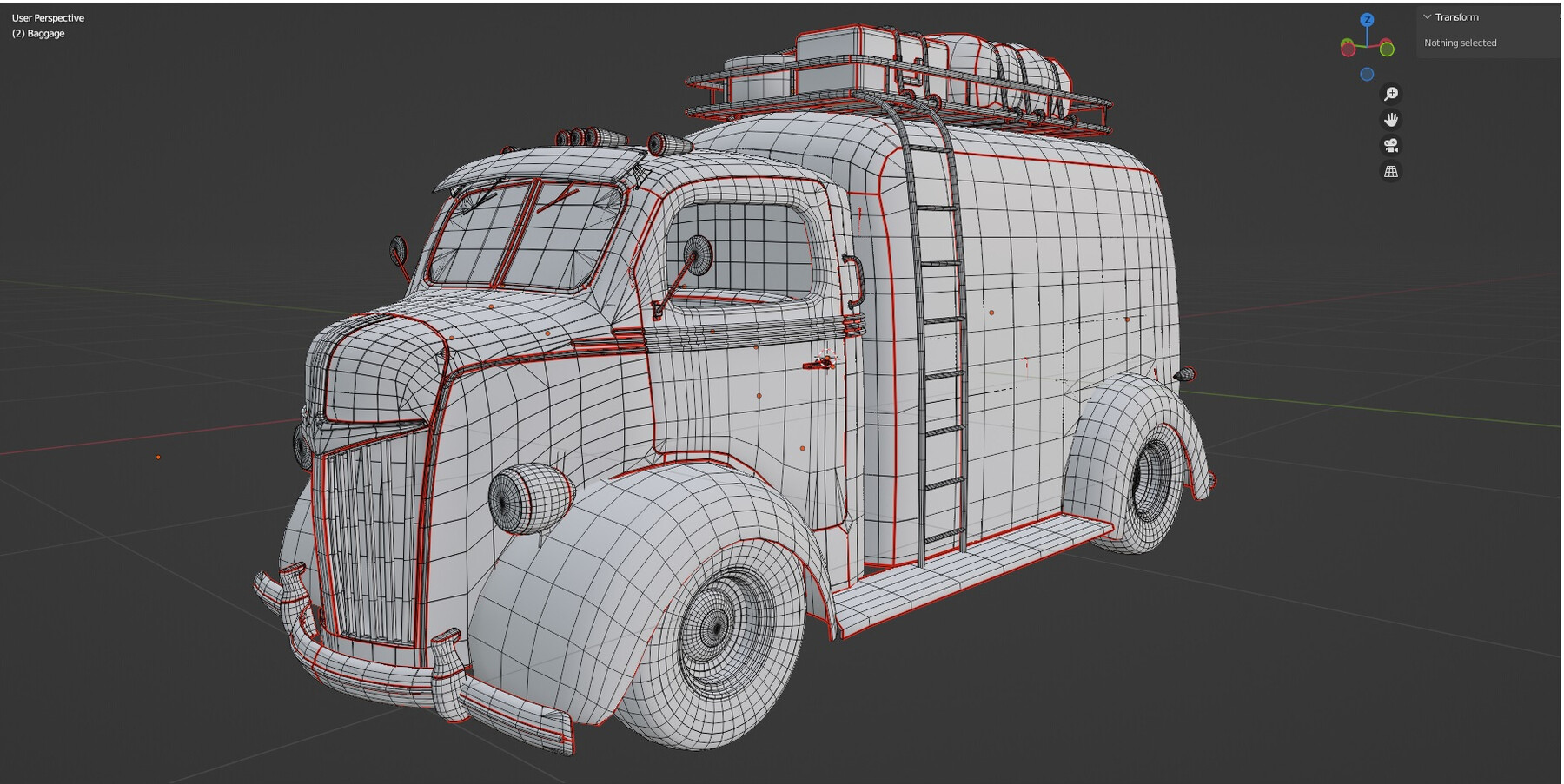 ArtStation - Food Truck Oldschool | Game Assets