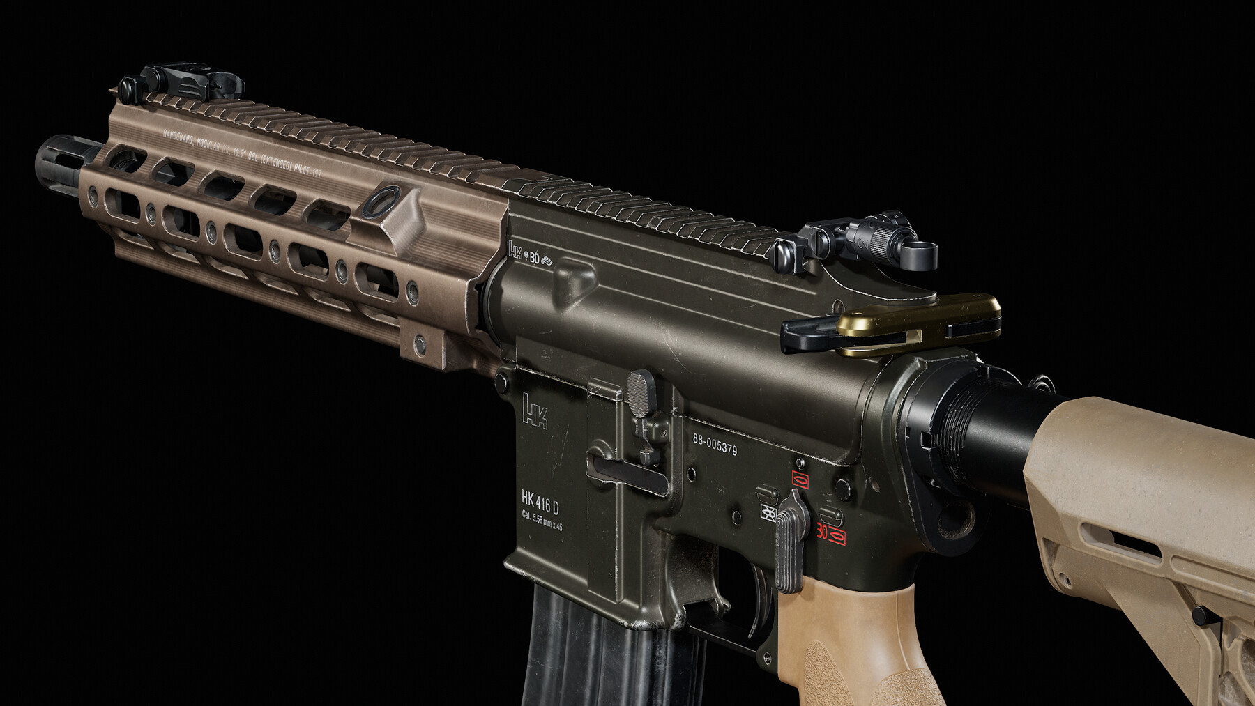 ArtStation - HK416D SMR | Game Assets