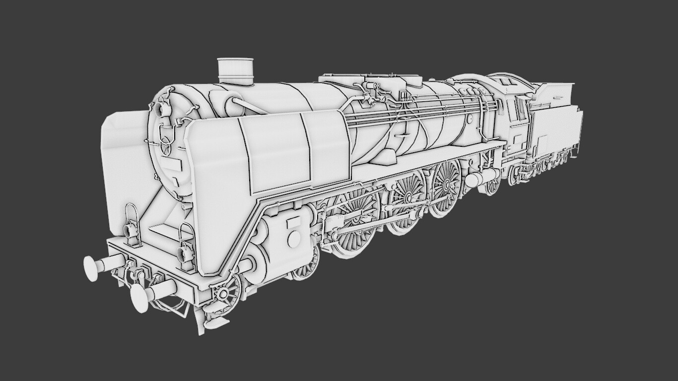 ArtStation - STEAM ENGINE GAME READY MODEL RIGGED | Game Assets