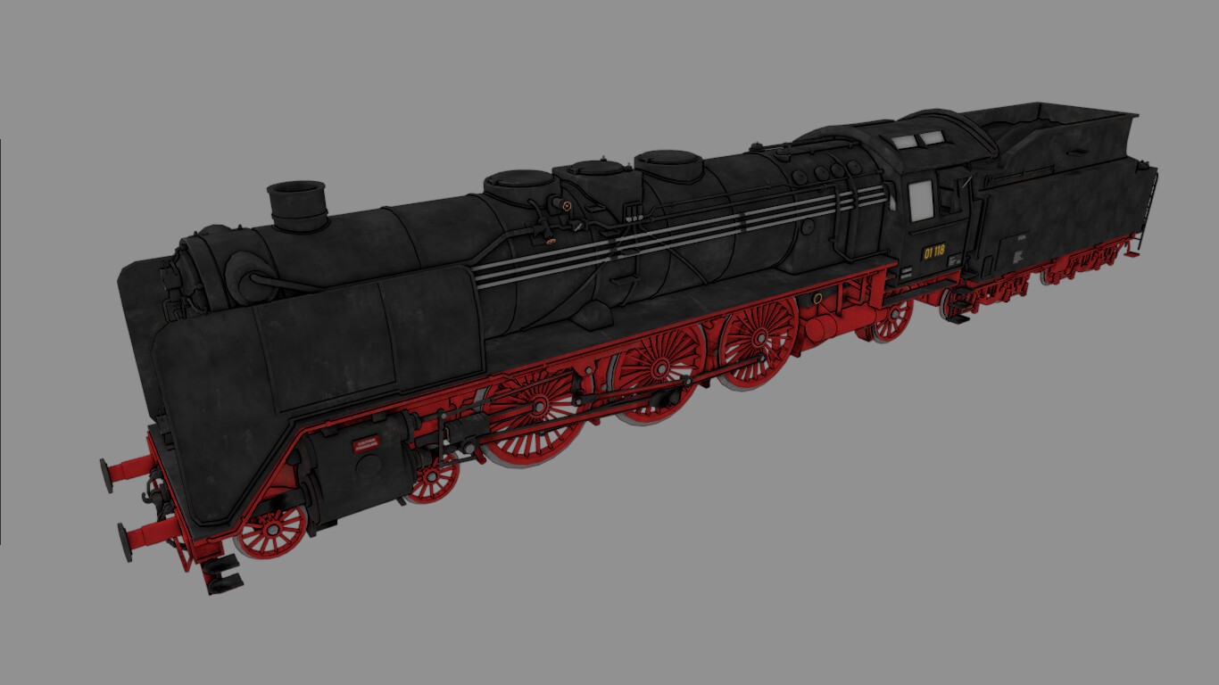 ArtStation - STEAM ENGINE GAME READY MODEL RIGGED | Game Assets