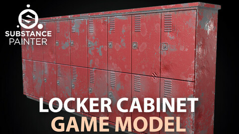 ArtStation - Locker cabinet - 04 | Game Assets