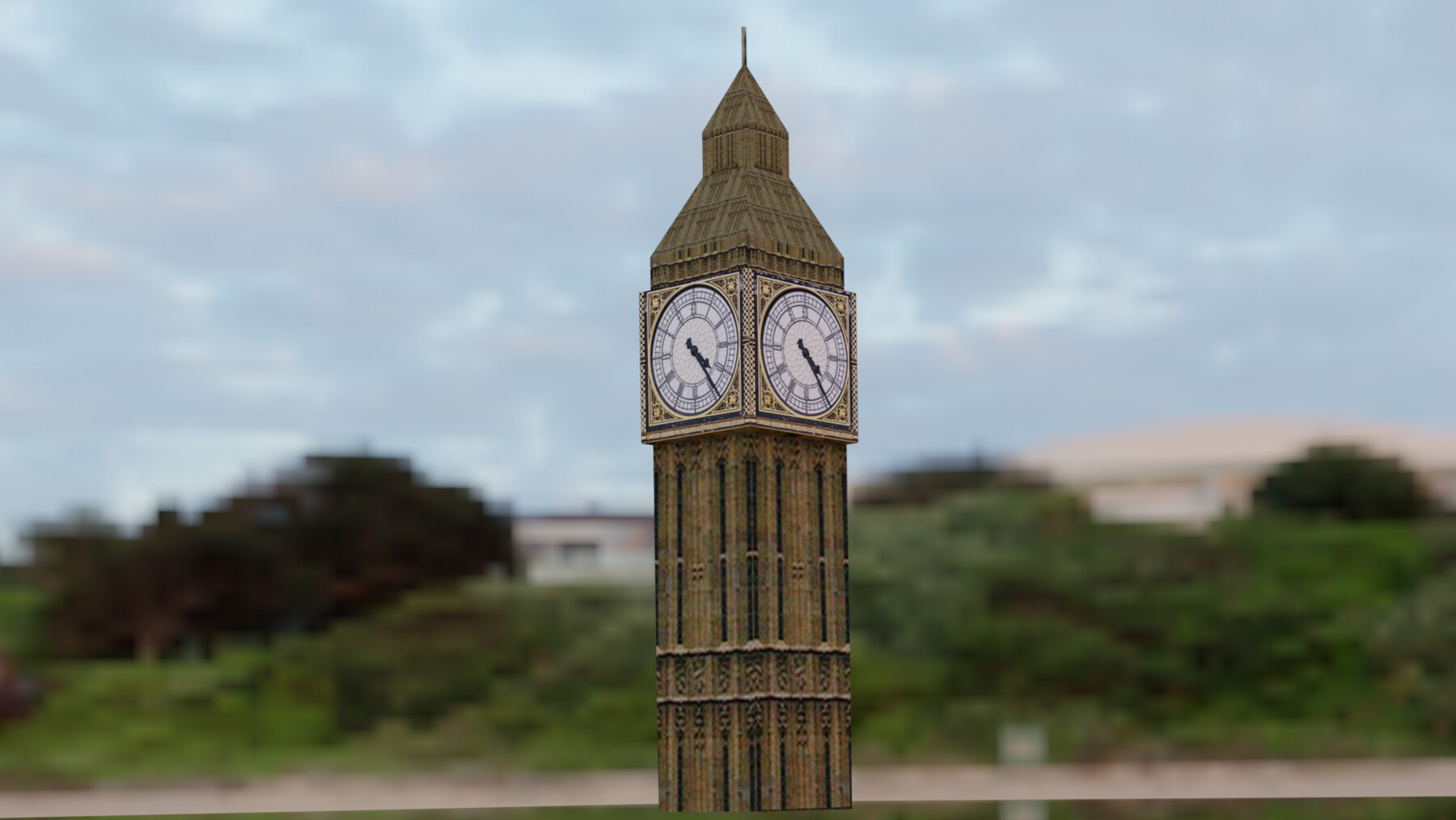 ArtStation - BIG BEN LONDON GAME READY 3D MODEL | Game Assets