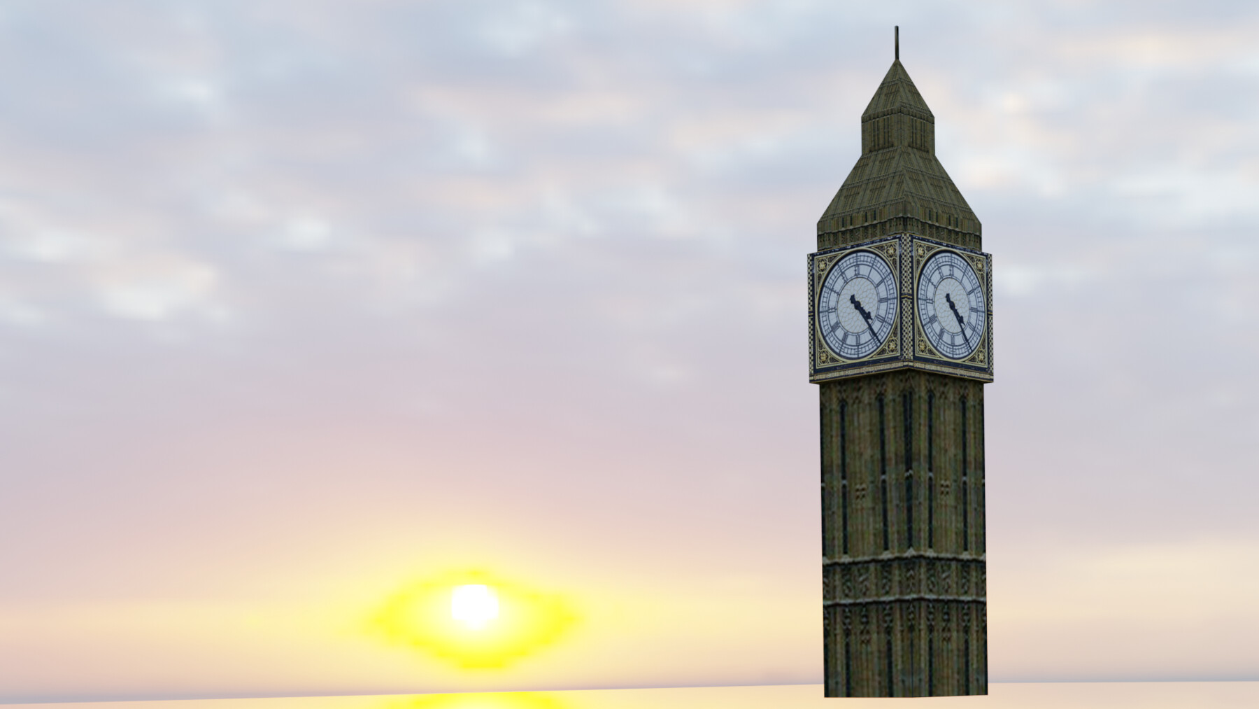 ArtStation - BIG BEN LONDON GAME READY 3D MODEL | Game Assets