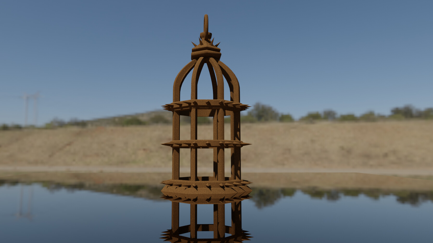 ArtStation - CAGE GAME READY 3D MODEL | Game Assets