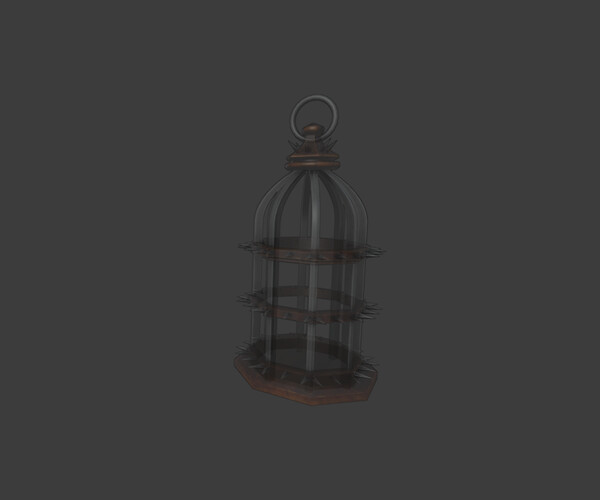 ArtStation - CAGE GAME READY 3D MODEL | Game Assets