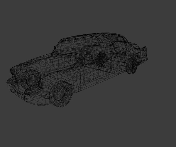 ArtStation - OLD CAR GAME READY 3D MODEL | Game Assets