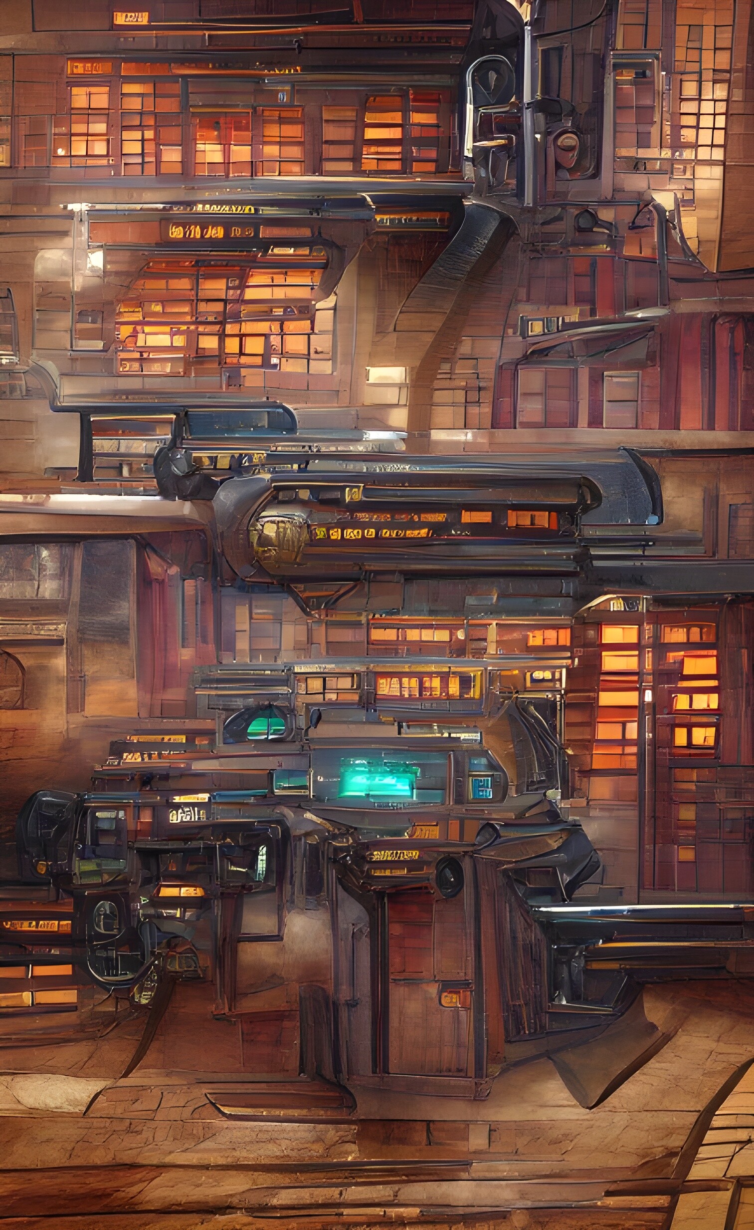 ArtStation - Steampunk Station texture pack Glow Light | Game Assets