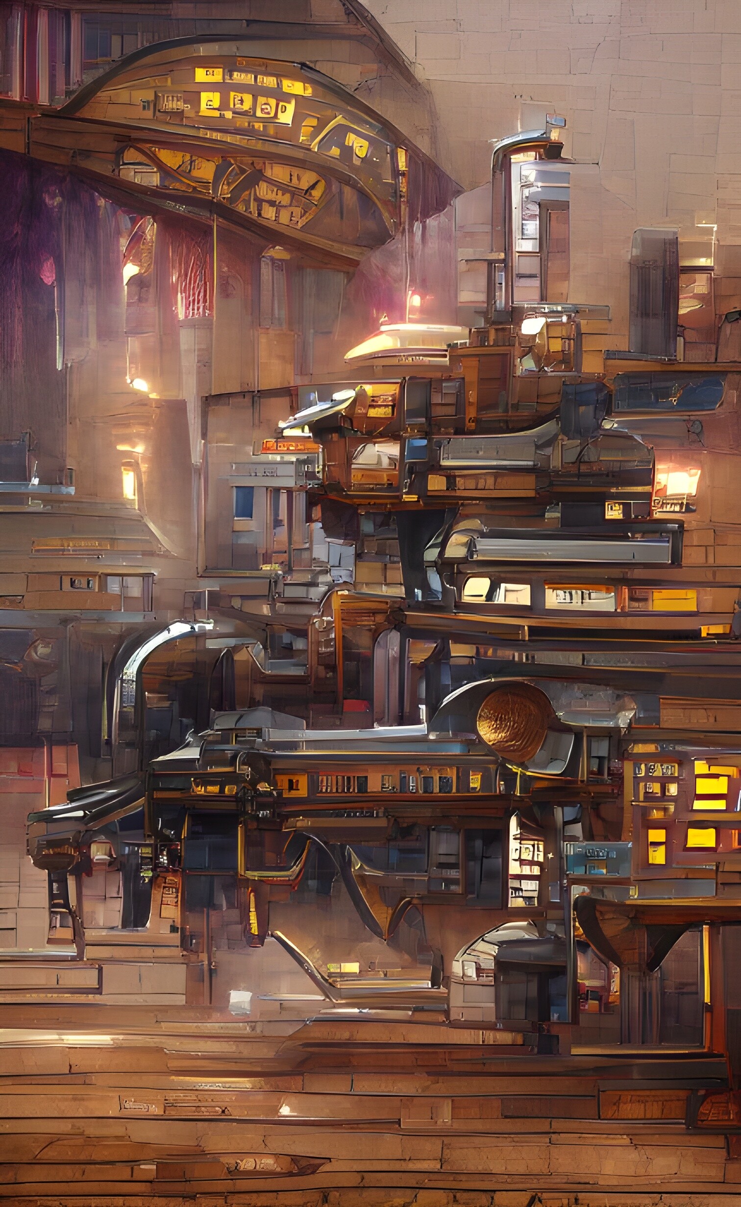 ArtStation - Steampunk Station texture pack Glow Light | Game Assets