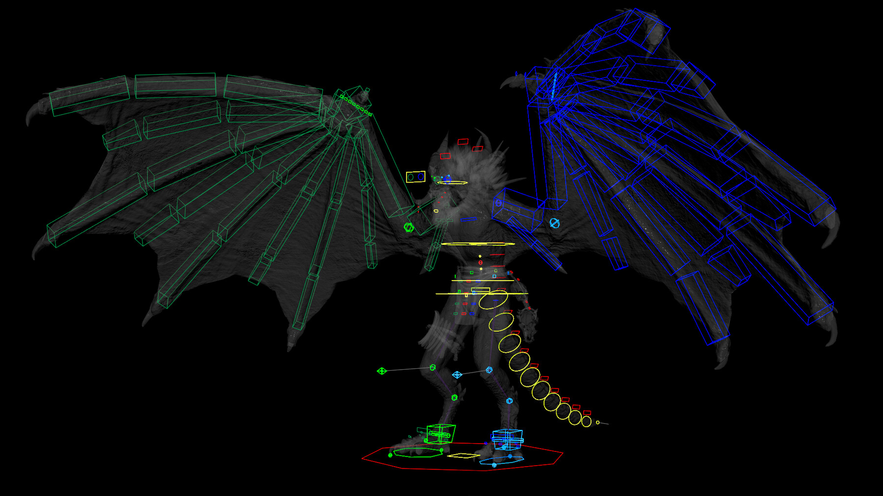 ArtStation - Harpy Vampire Low-poly 3D model | Resources