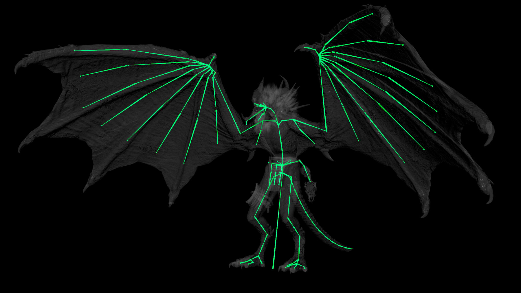 ArtStation - Harpy Vampire Low-poly 3D model | Resources
