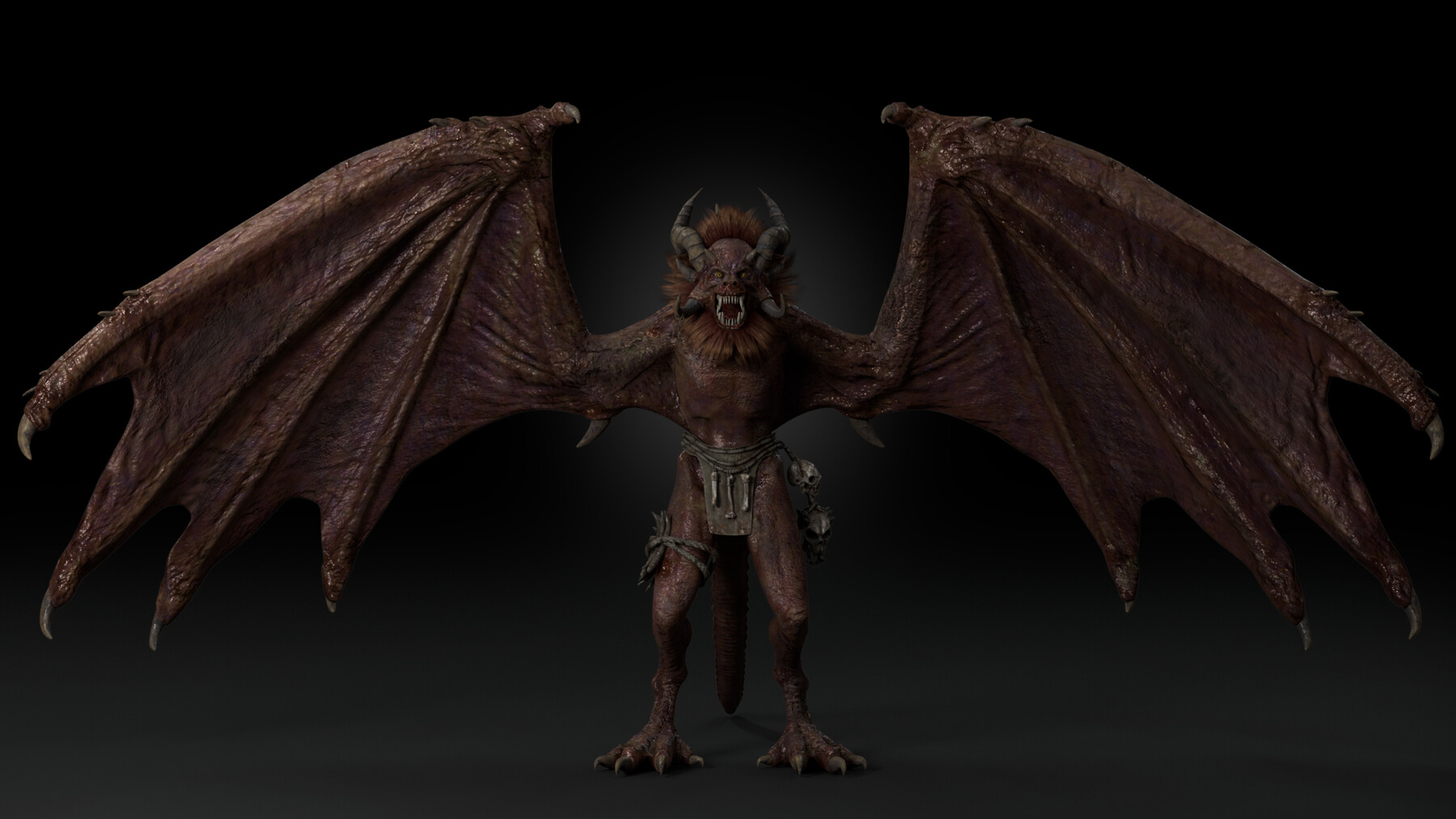 ArtStation - Harpy Vampire Low-poly 3D model | Resources