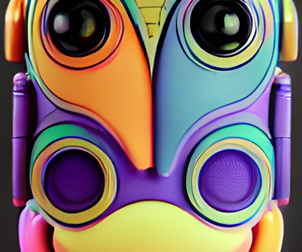 ArtStation - Robot Toy Cartoon Collection Style 1000 image pack one ...