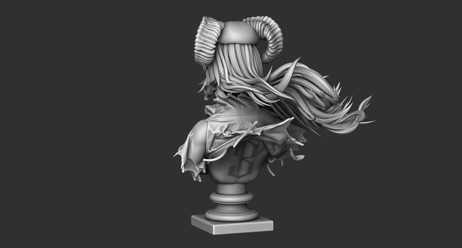 ArtStation - Nelliel classic bust - 3d STL model ready to print | Resources