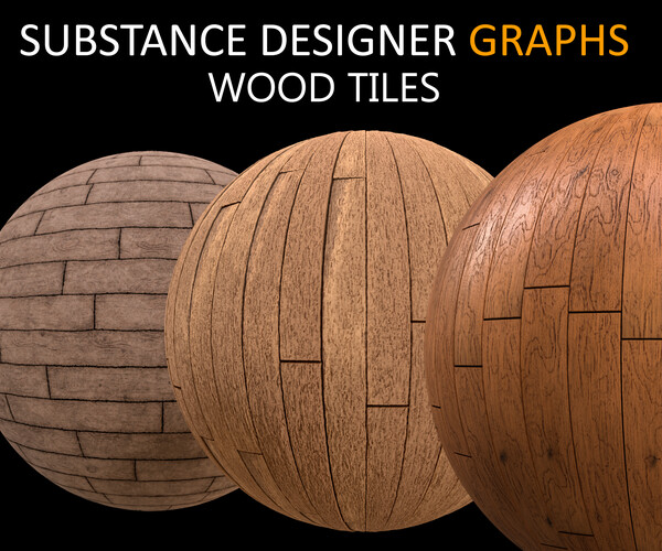 ArtStation - WOOD TILES PACK+(GRAPH) | Resources