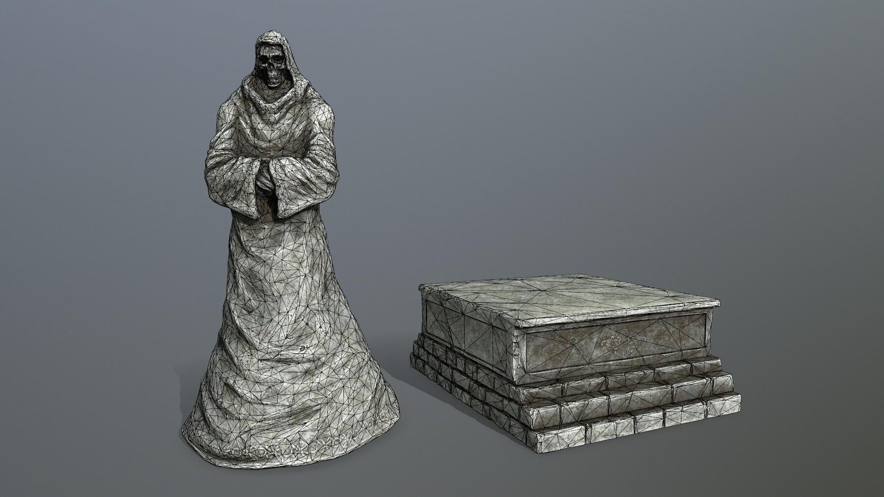 ArtStation - statue 2 | Game Assets