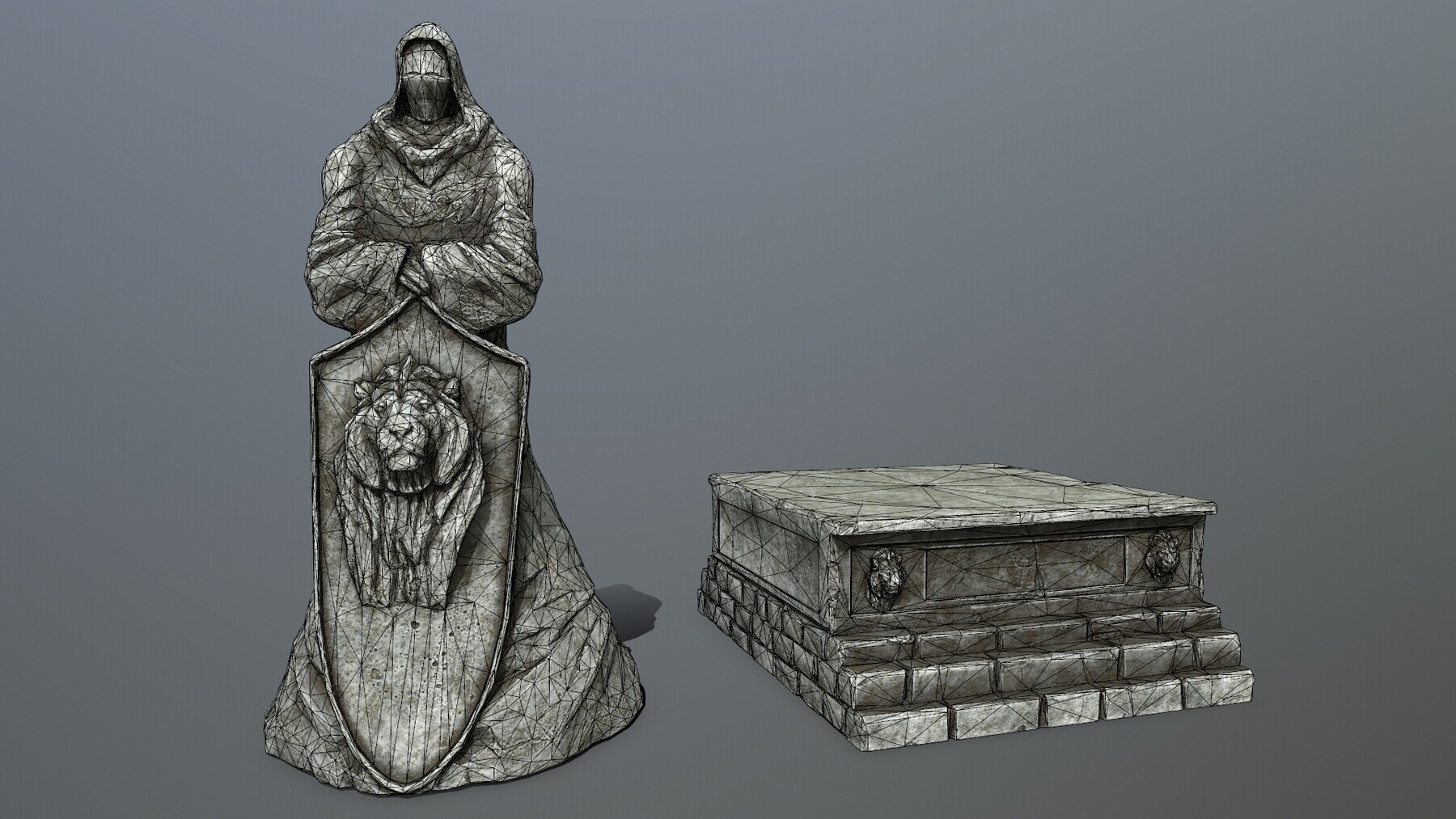 ArtStation - statue 3 | Game Assets