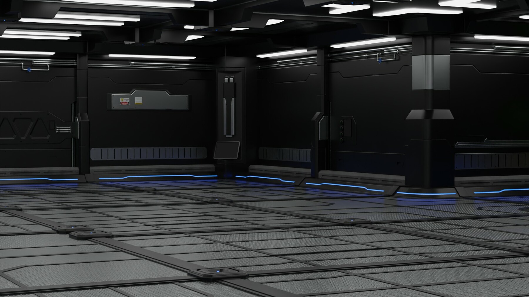 ArtStation - Sci Fi Modular Interior 1A | Game Assets