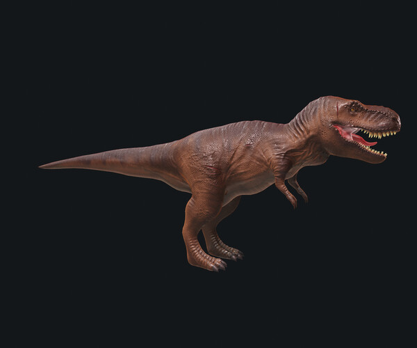 ArtStation - T-Rex 3D Model Game Asset | Game Assets