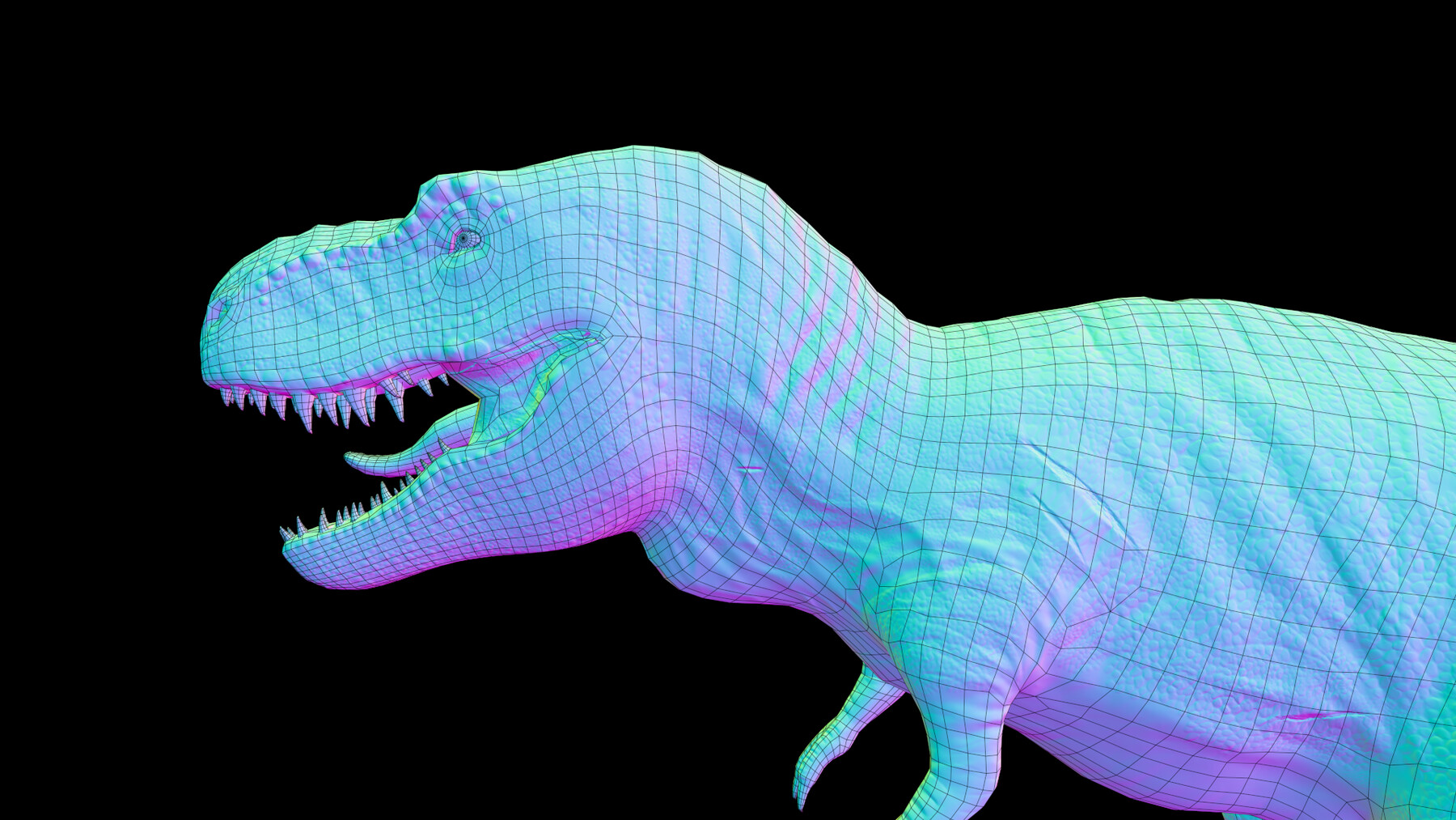 ArtStation - T-Rex 3D Model Game Asset | Game Assets
