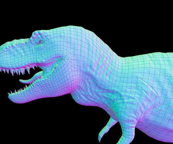 ArtStation - T-Rex 3D Model Game Asset | Game Assets