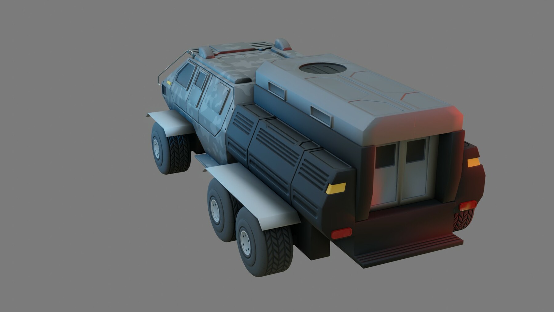 ArtStation - Sci-Fi Military Vehicle - Low Poly - Game Ready - PBR ...