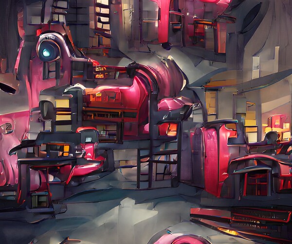 ArtStation - Mega factory 700 image background pack | Artworks