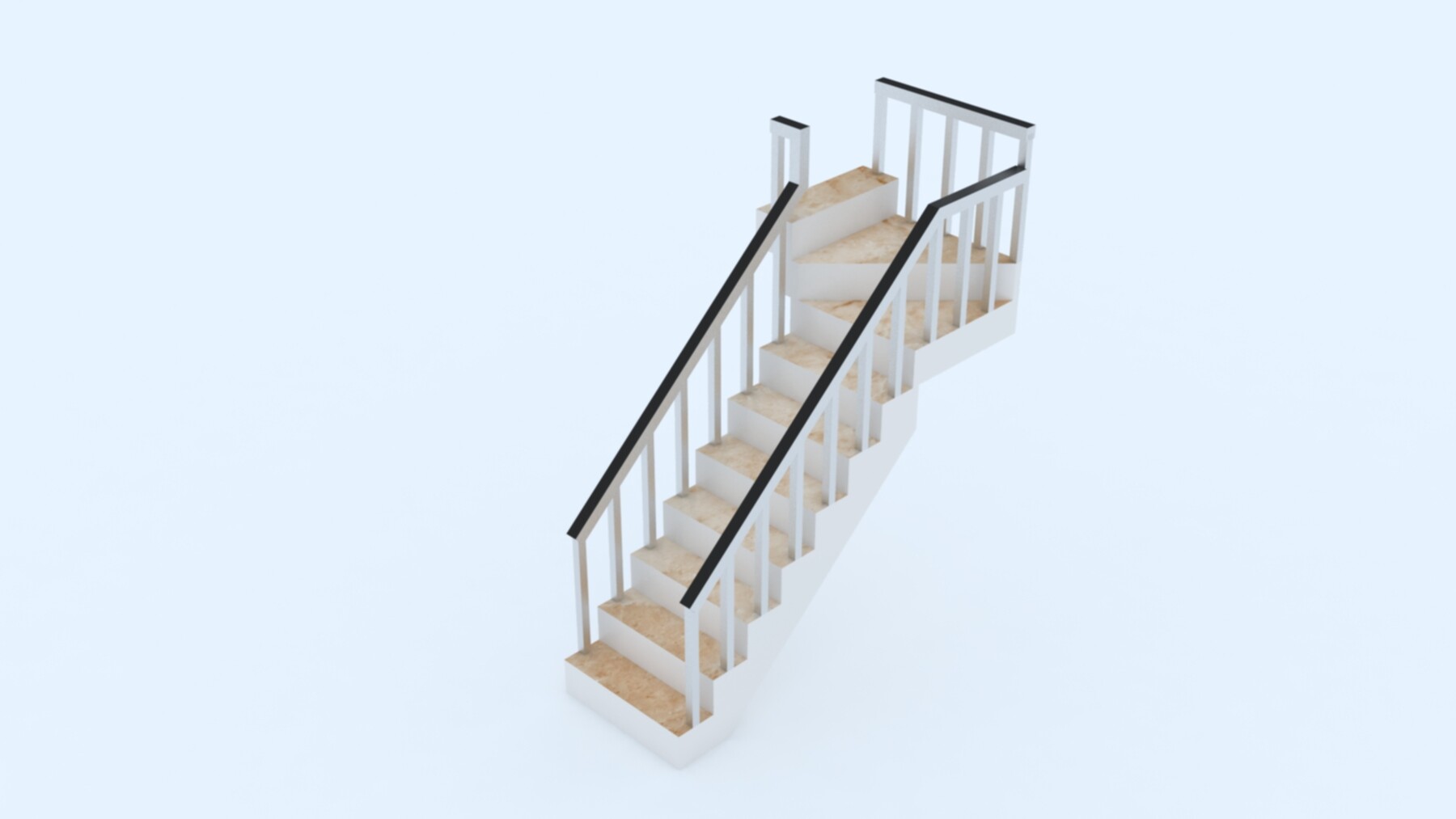 ArtStation - Stairs L Shape | Resources