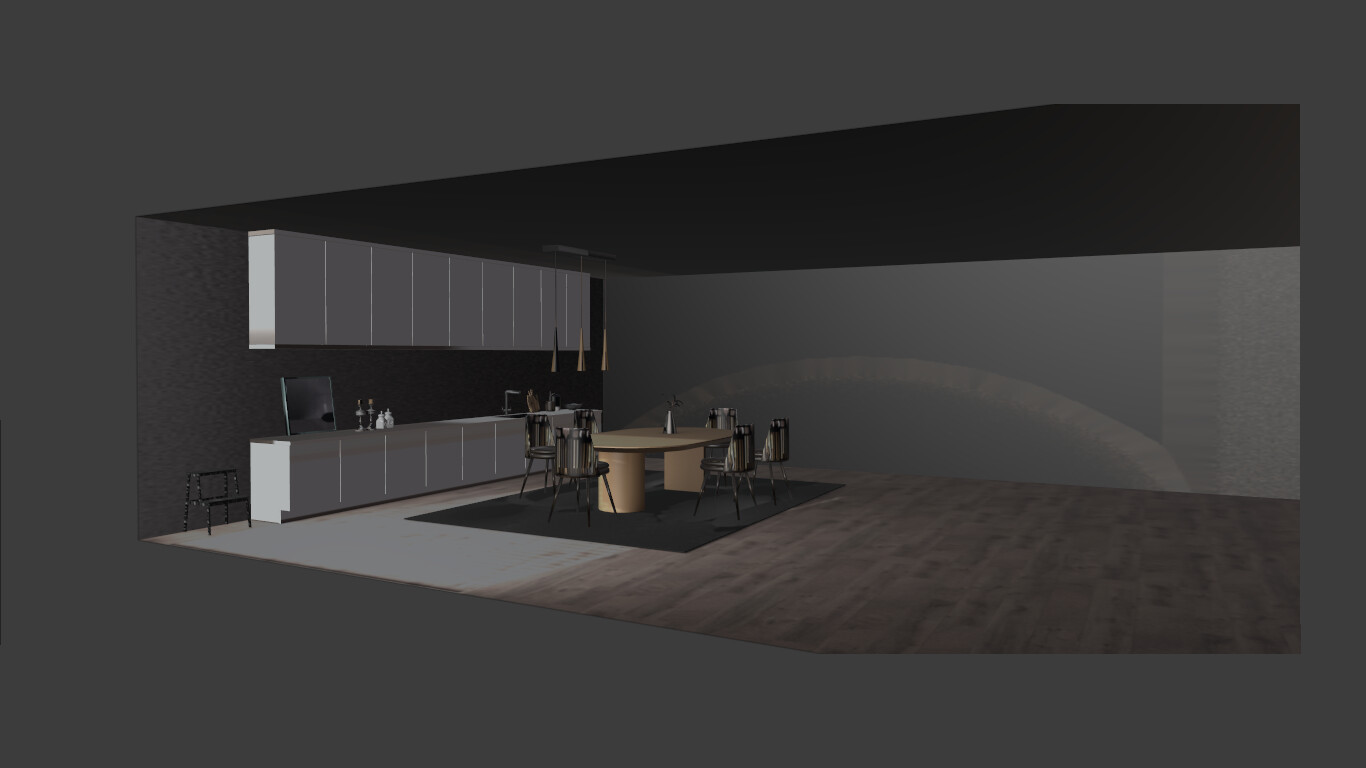 ArtStation - DINING ROOM GAME ASSET | Game Assets