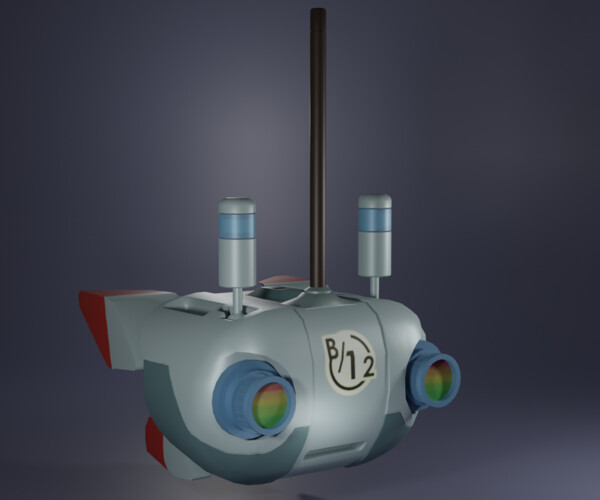 ArtStation - Robot Assistant B12 from "Stray" | Resources