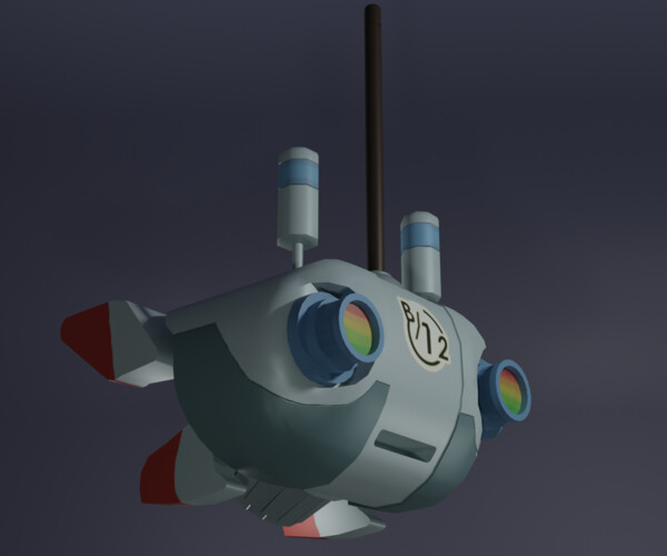 ArtStation - Robot Assistant B12 from "Stray" | Resources