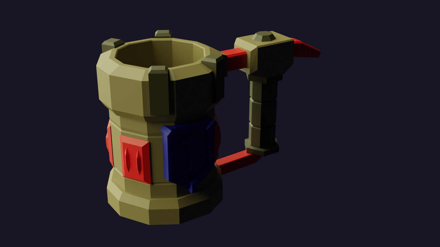 ArtStation - Beer mug from Deep Rock Galactic - keychain | Game Assets